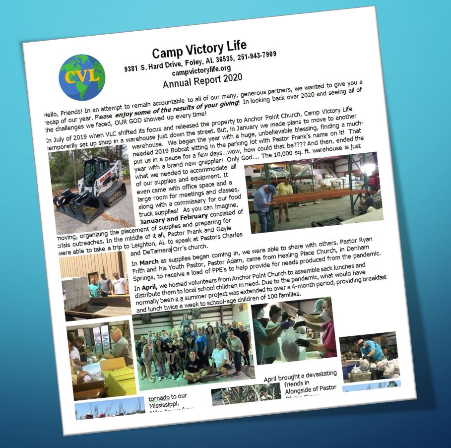 Camp Victory Life Newsletter (2020) - Camp Victory Life